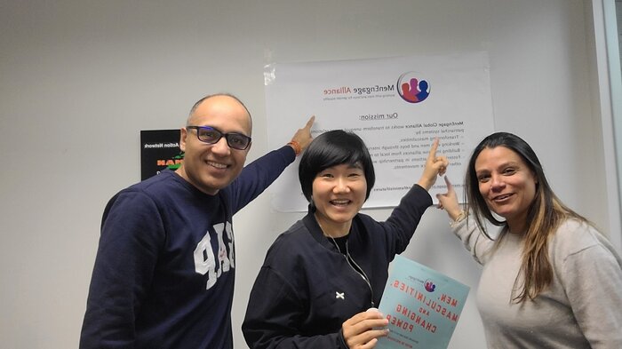 'We trained 355 facilitators in Korea thanks to a connection in MenEngage Europe' - Goldie ...